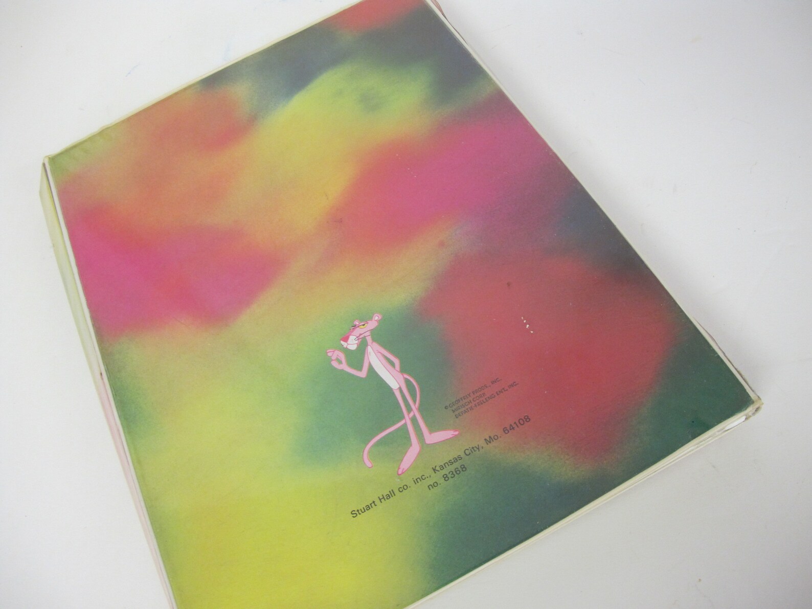 Pink Panther Binder Vinyl 3 Ring Binder Stuart Hall Trapper | Etsy