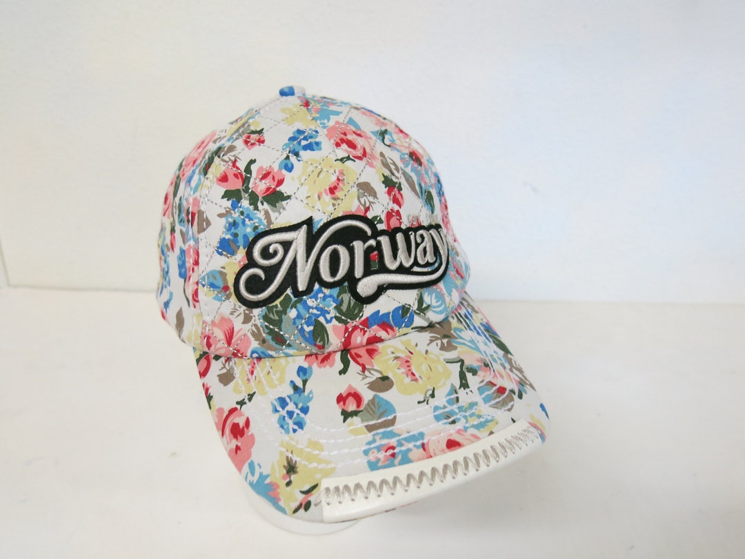 Norway Mod Cap Floral Baseball Cap Scandinavia Girls Norwegian Summer ...