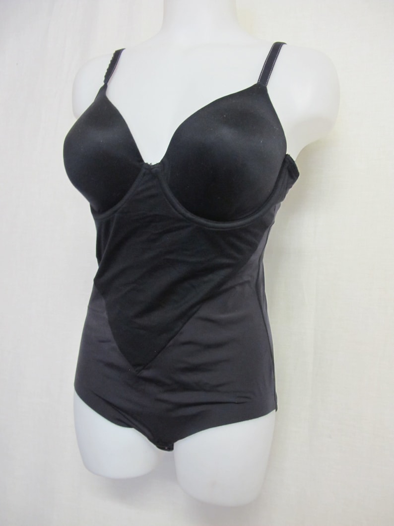 Black Body Shaper 36D Onesie Support Bodysuit | Etsy