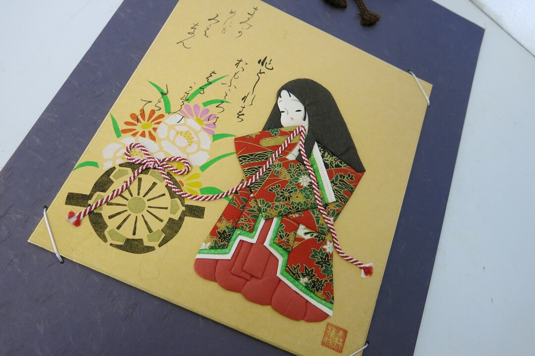 Japanese Washi Paper Quilting Doll Origami Doll - Etsy