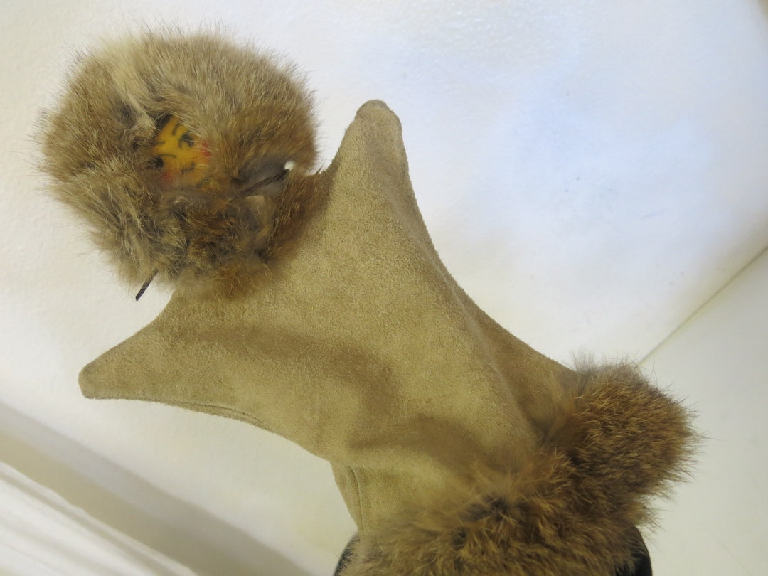 Vintage Inuit Fur Puppet Doll: Genuine Leather Eskimo Doll - Etsy UK