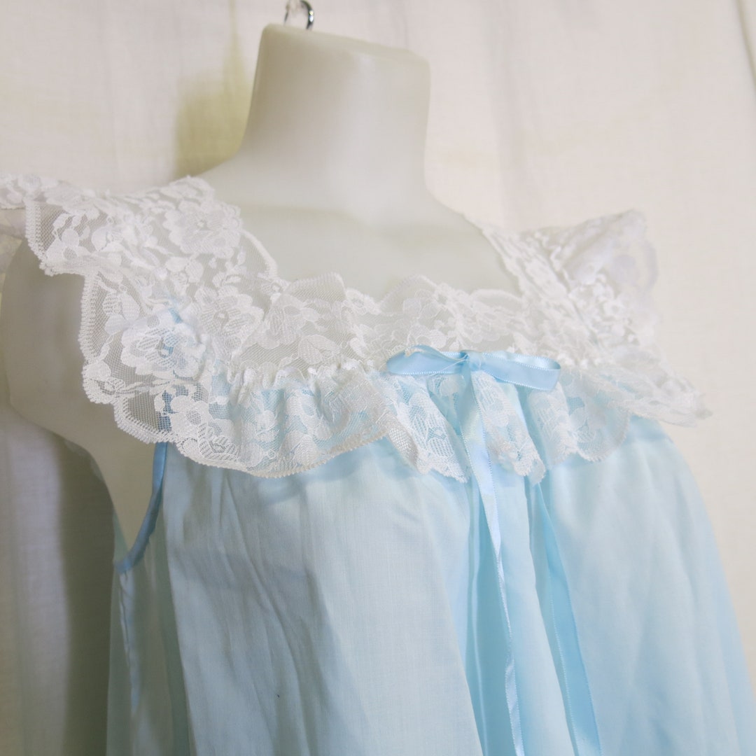 Old Fashioned Nightgown Cotton Blend Batiste Romantic Sleeveless ...