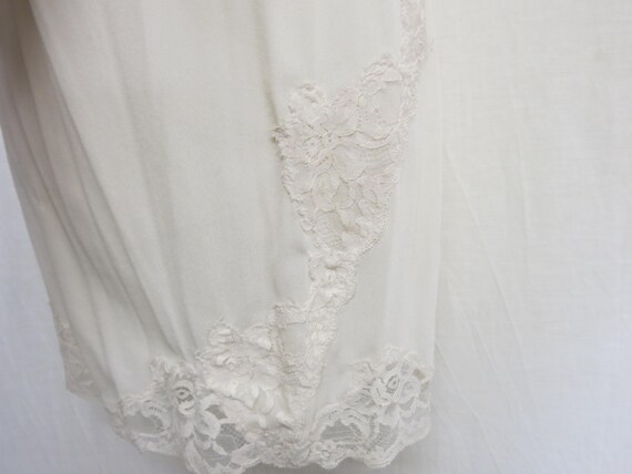 White Lace Slip 1950 Slip Pin up Slip Mad Men Slip Sm… - Gem