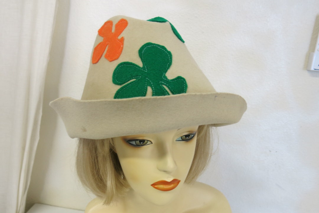 Tyrolean Felt Hat: Hiker's Octoberfest Hat With Mod Flowers - Etsy