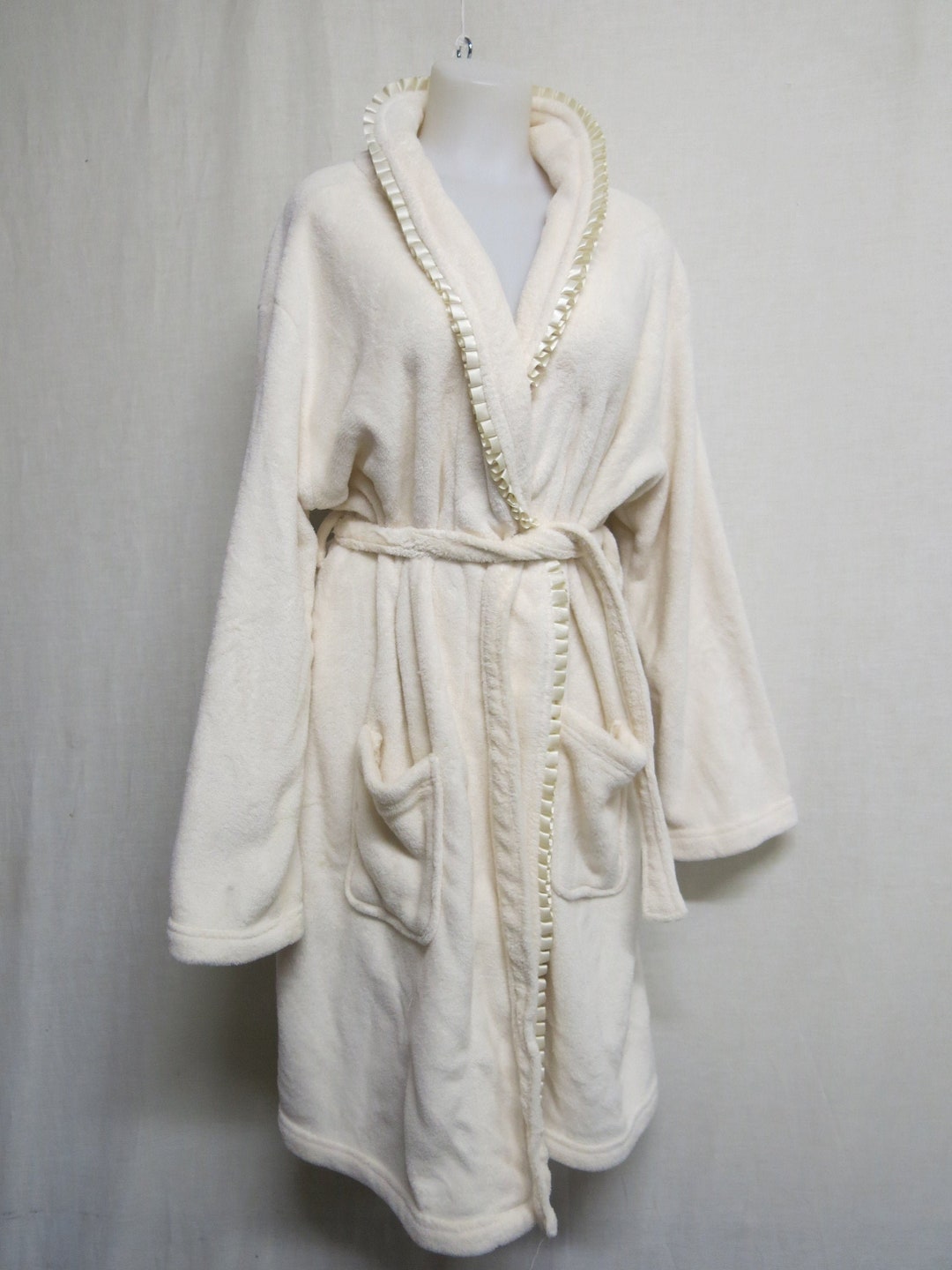 Plush Fleece Robe Luxurious Soft Snuggly Loungewear L/XL - Etsy