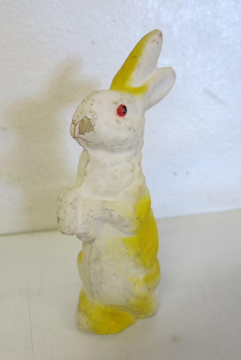 Vintage Paper Mache Easter Bunny Rabbit 1930's - Etsy