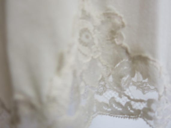 White Lace Slip 1950 Slip Pin up Slip Mad Men Slip Sm… - Gem