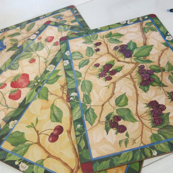 Fruit Table Placemats - Etsy
