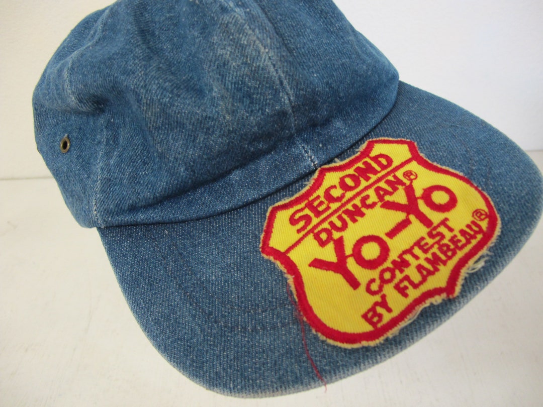 Skater Cap Duncan Yo Yo Baseball Cap Denim Hat Flambeau - Etsy