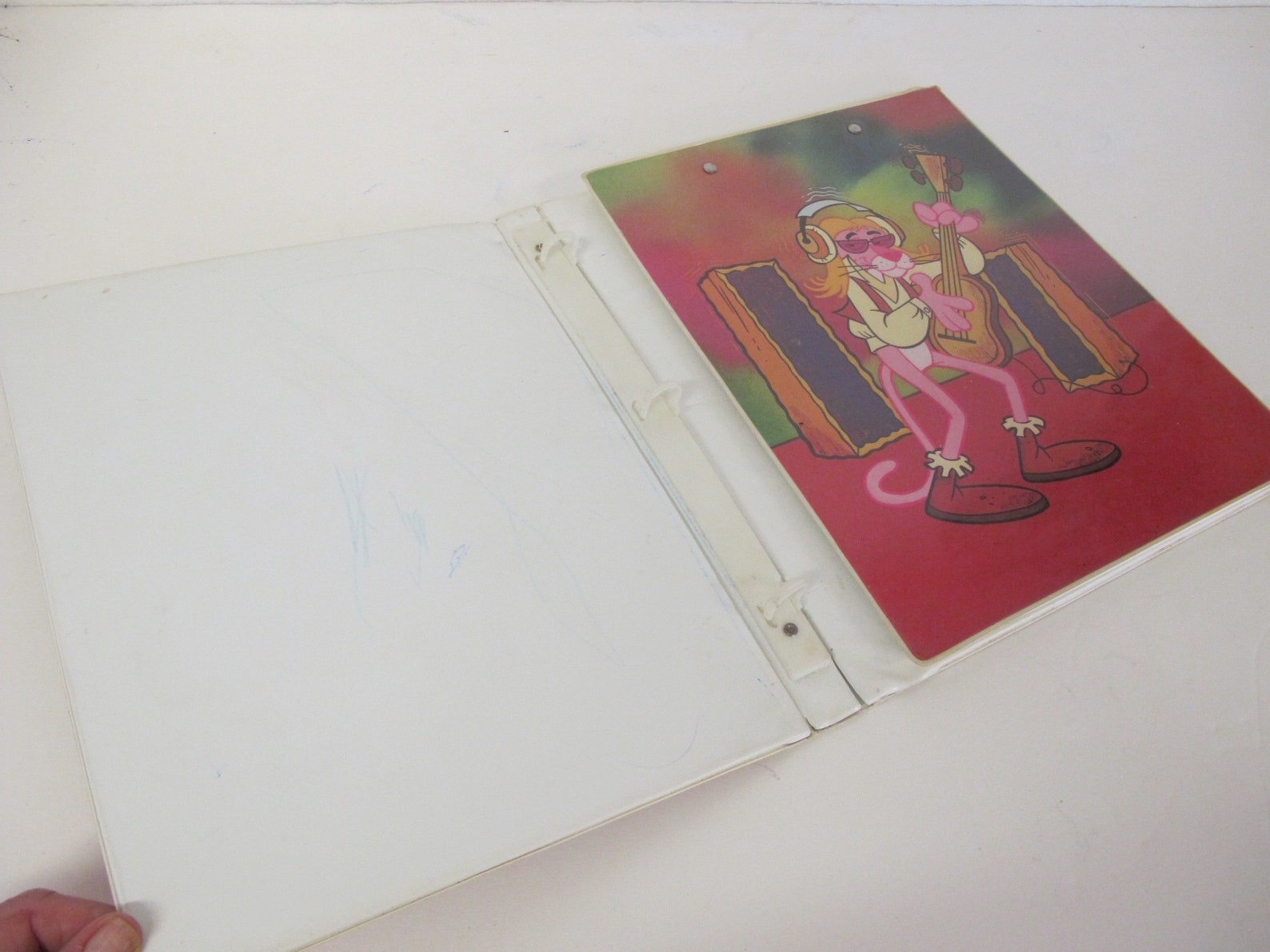 Pink Panther Binder Vinyl 3 Ring Binder Stuart Hall Trapper | Etsy