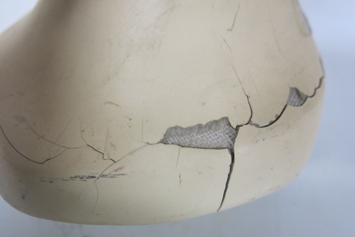 Fiberglass Bust Mid Century Modern Bust 1970's Mannequin - Etsy