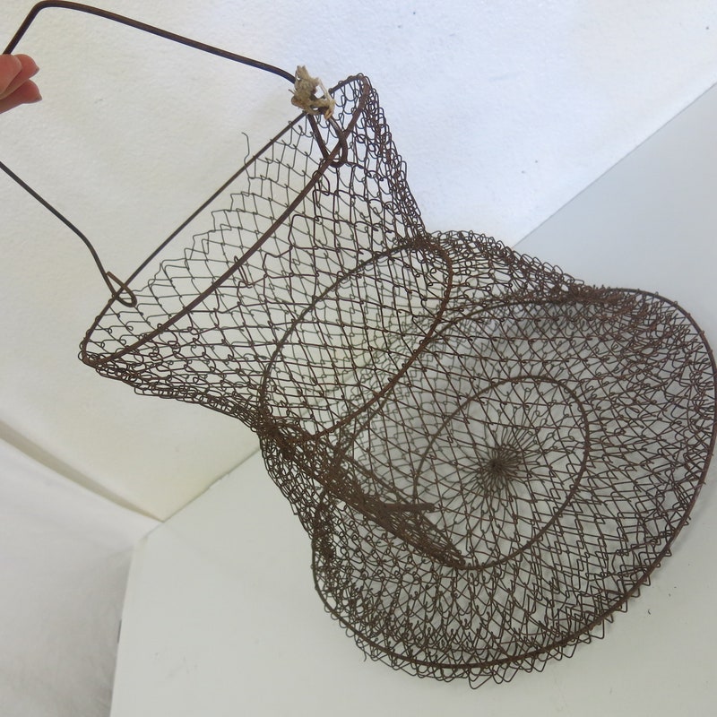 Metal Fishing Basket - Etsy