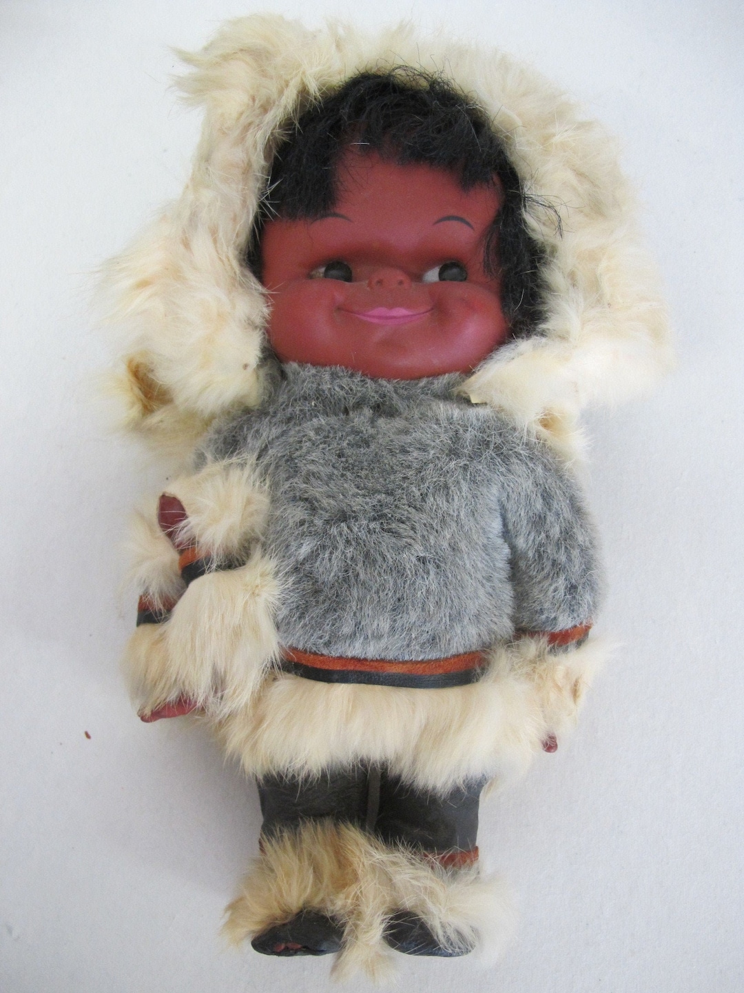Eskimo Doll Inuit Doll Regal Doll Fur Leather - Etsy