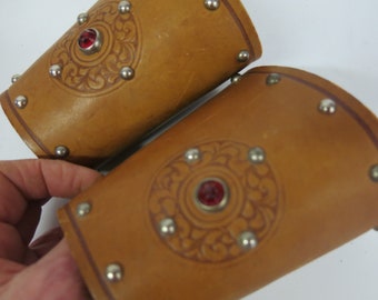 Leather Cowboy Cuffs | Etsy