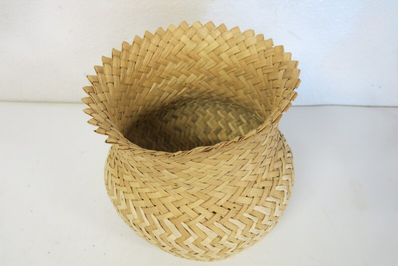 Tarahumara Woven Yucca Basket: Native American Decor - Etsy