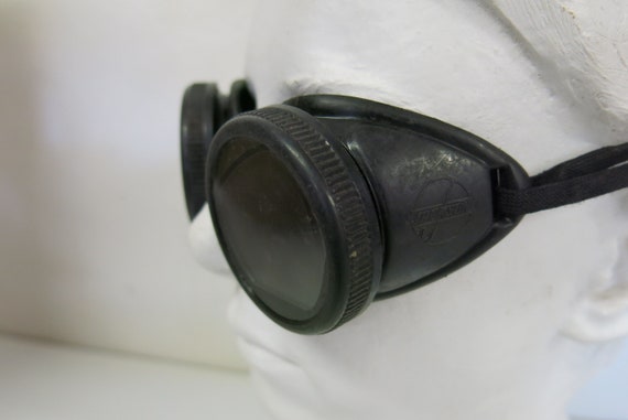 Vintage Safety Goggles Glasses 1920 Round Sunglasses … - Gem