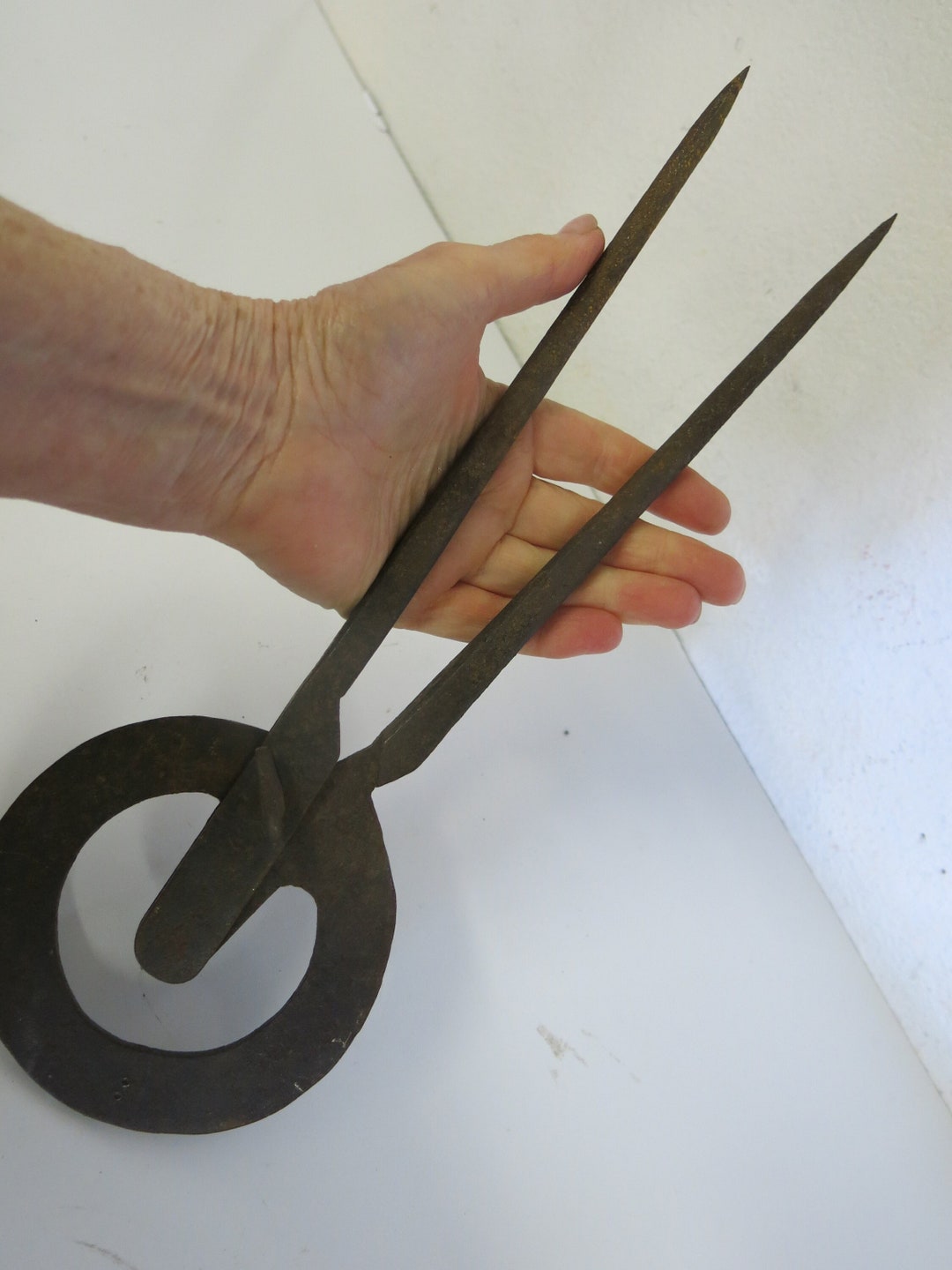 Antique Caliper Handmade Metal Tool for Measuring HAND FORGED - Etsy