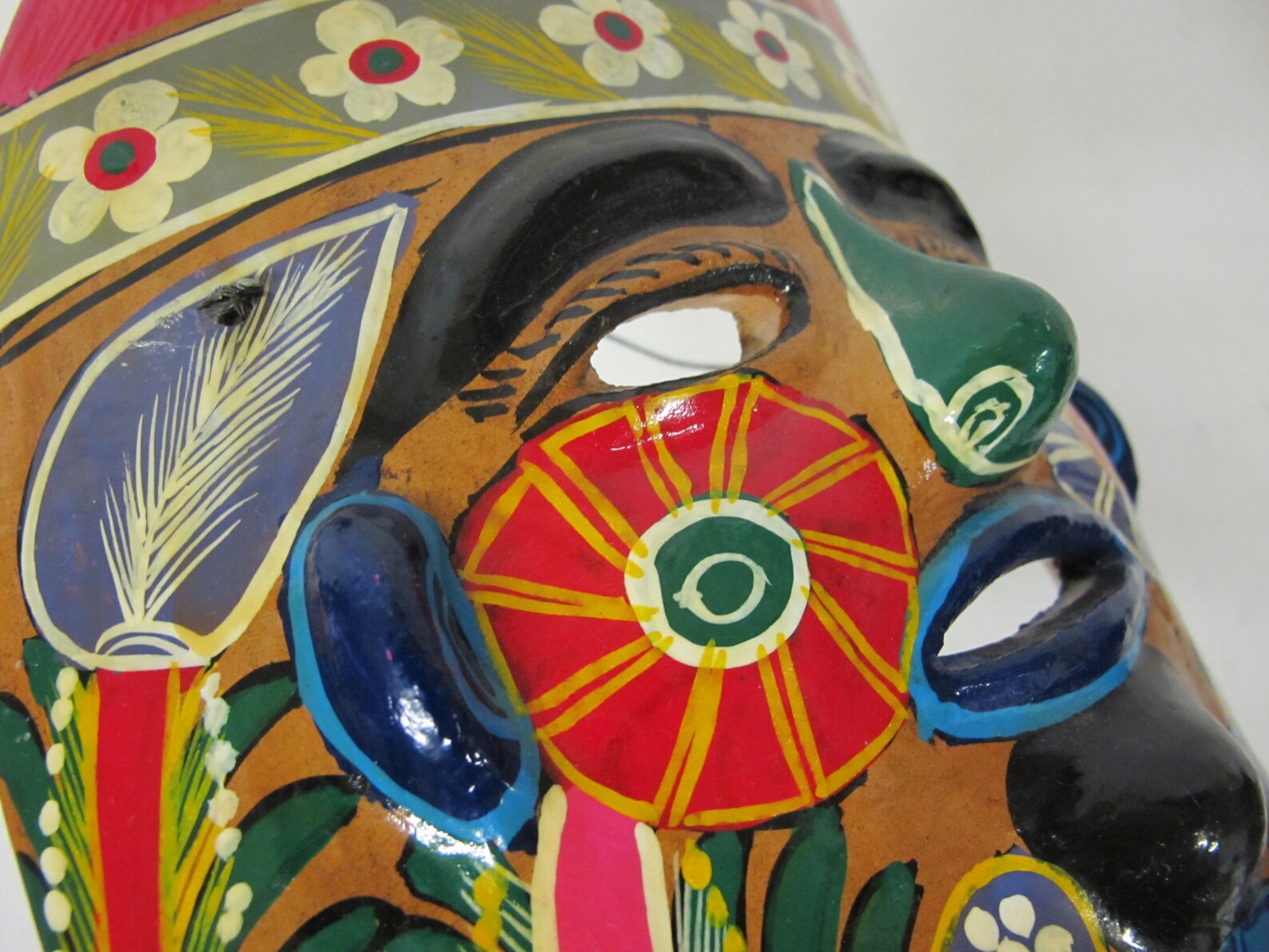 Mexican Pottery Mask Toltec Aztec Mayan Inca Mask Tribal - Etsy