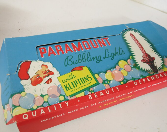 Paramount Bubbling Christmas Lights in Box With Kliptons Set Christmas ...
