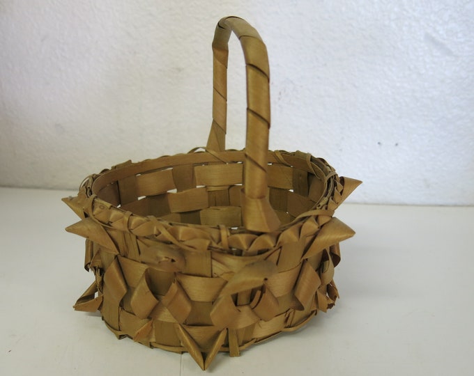 Native American Basket Winnebago Ho-chuck Split Ash Small - Etsy