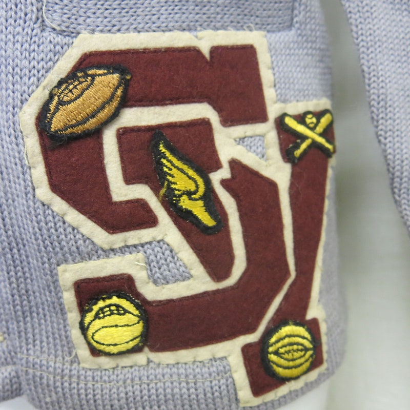 Letterman Sweater - Etsy