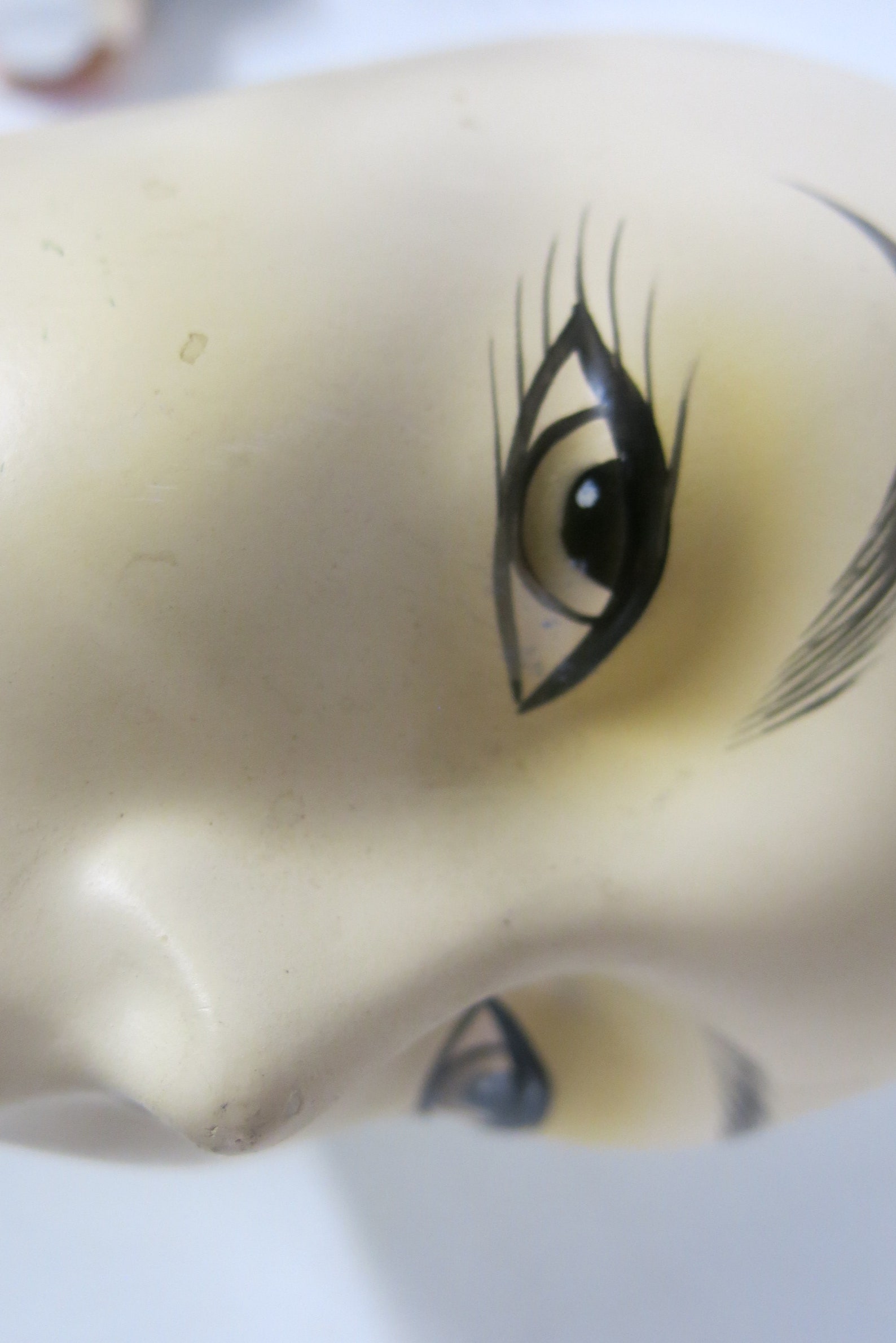 Fiberglass Bust Mid Century Modern Bust 1970's Mannequin - Etsy