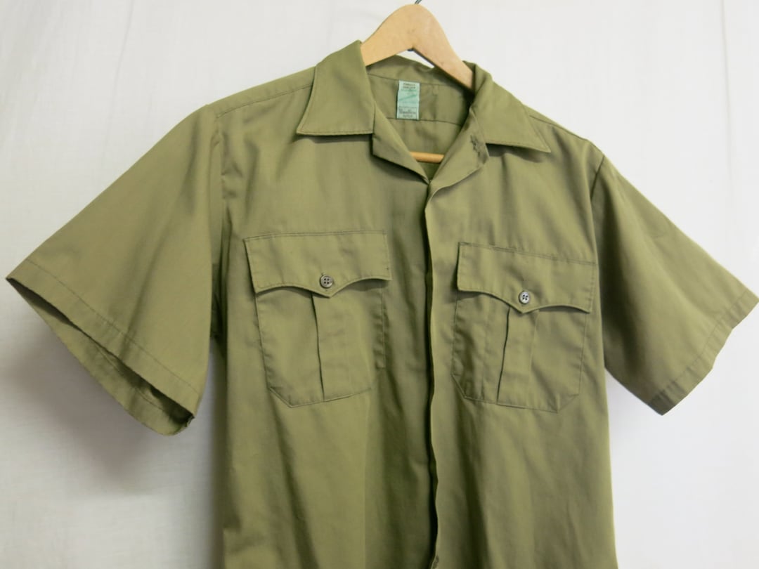 FECHHEIMER Work Shirt Large US Forest Service 1940's/50's - Etsy