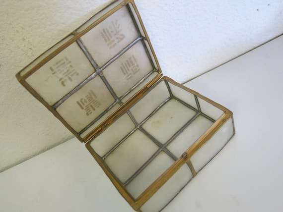 Capiz Shell Box Hinged Shell Box - Etsy