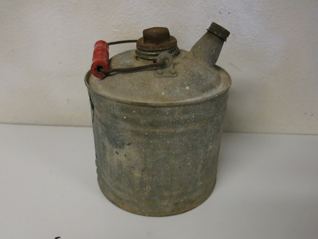 Antique Metal Gas Can - Etsy