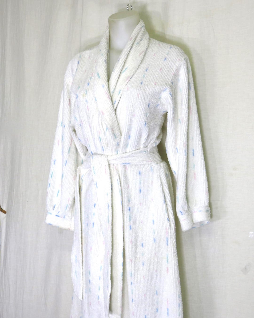 Chenille Robe Terry Cloth Cotton Robe Medium Crowntuft - Etsy