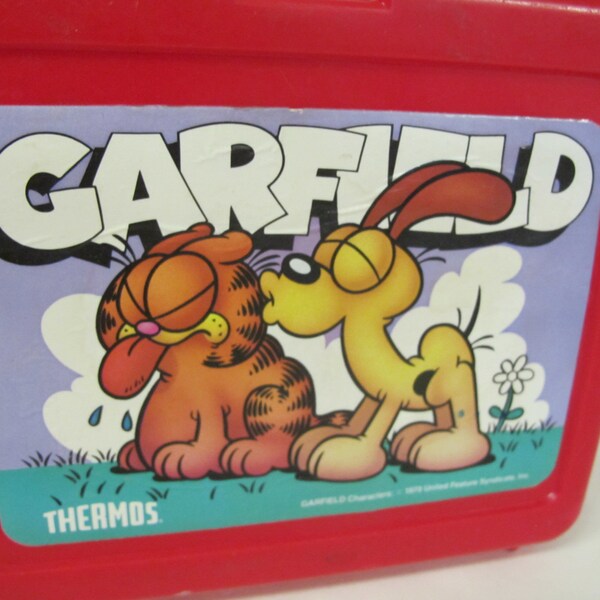 Garfield Lunch Box - Etsy