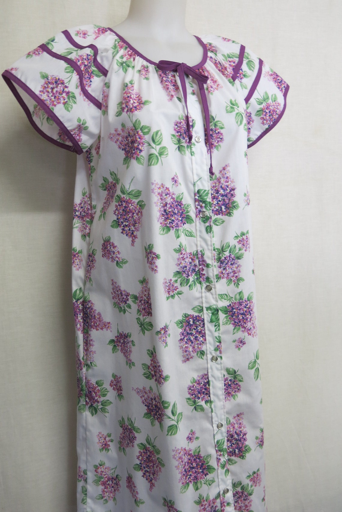 Housecoat Model's Coat Granny House Dress Maxi New - Etsy