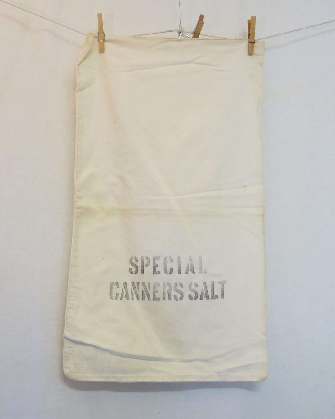 Vintage Salt Sack Canners Salt Bag Heavy Cotton 75 Lbs 29" - Etsy