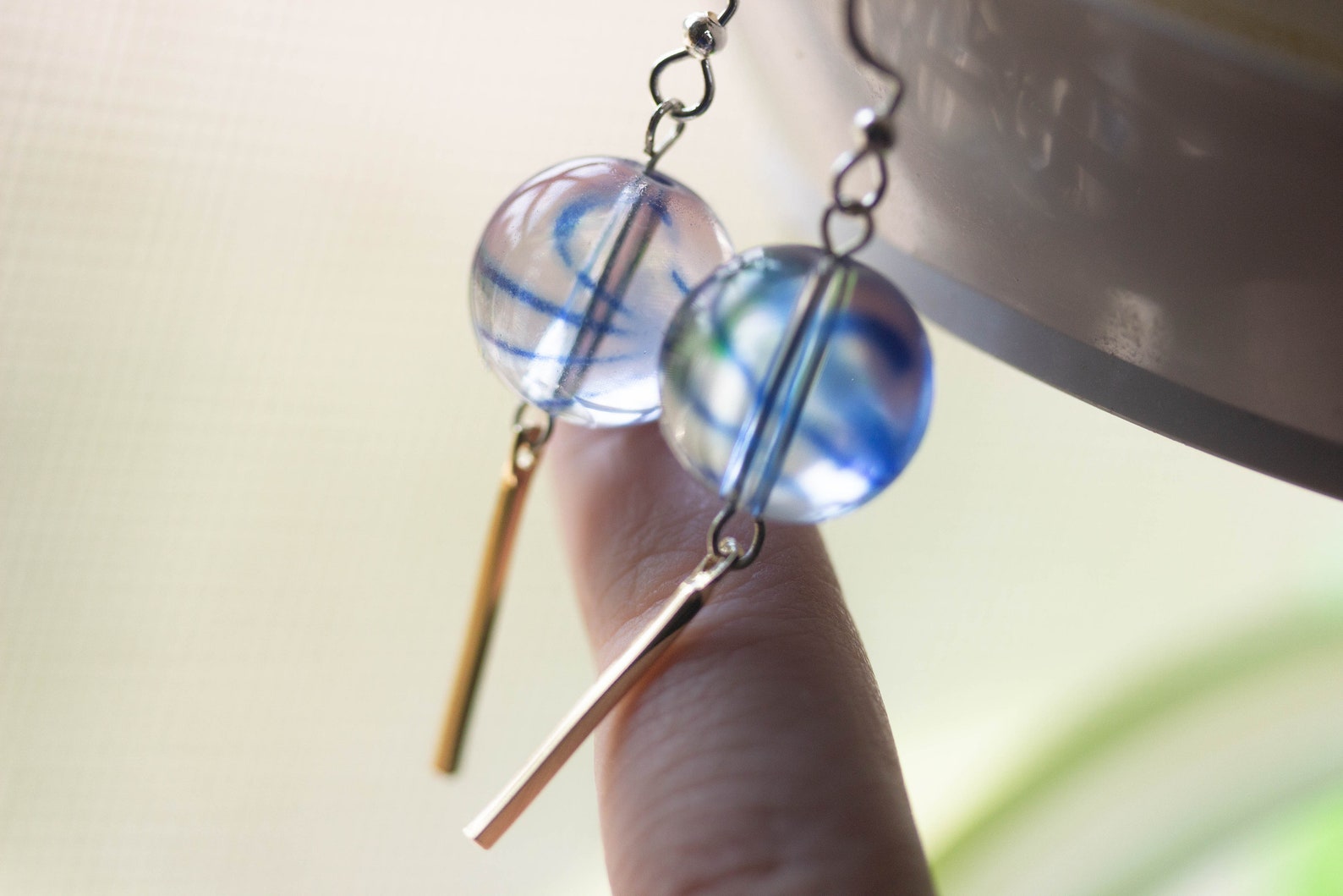 Furin | Wind Chime Inspired Earrings - Etsy