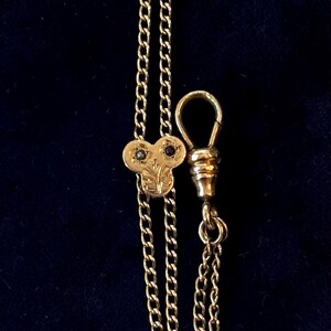 Vintage Slide Chain Necklace Antique Victorian Lorgnette Gold Filled ...