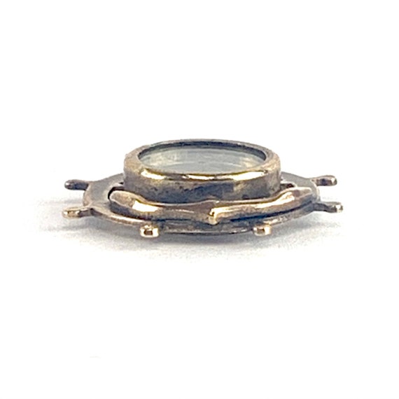 Vintage Compass Pocket Watch Fob Victorian Boat Wheel… - Gem