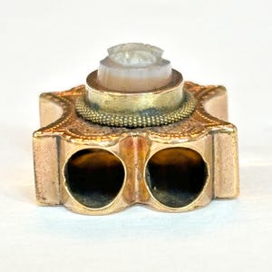 Vintage Cameo Slide for Chain Necklace Victorian Gold Filled Large ...