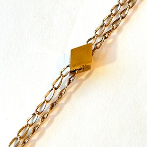 Vintage Slide Chain Necklace Antique Victorian Lorgnette Gold Filled ...