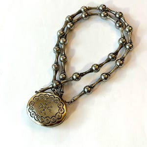 Vintage Estee Lauder Solid Perfume Necklace Moonsilver Compact Locket ...