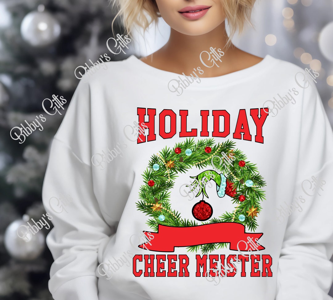 Holiday Cheer Meister Red-png-digital Download-sublimation-shirt ...