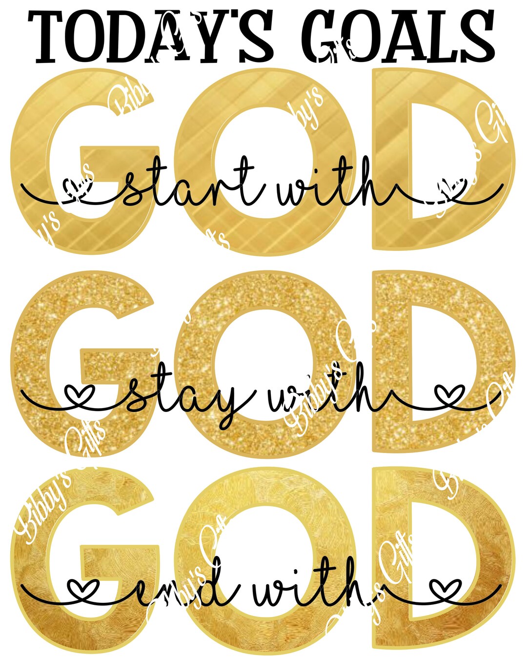 Todays Goals-png-digital Download-sublimation-quotes-faith-christian ...