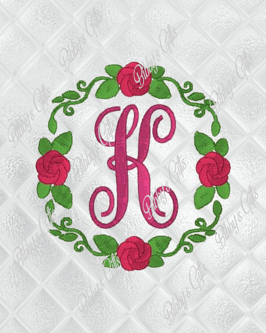 Rose Vine Frame-embroidery Design-machine Embroidery-digital Download ...