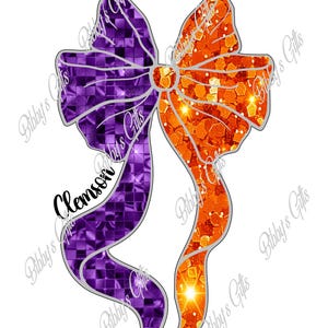 Clemson Split Ribbon-png-digital Download-sublimation-game Day-sport ...