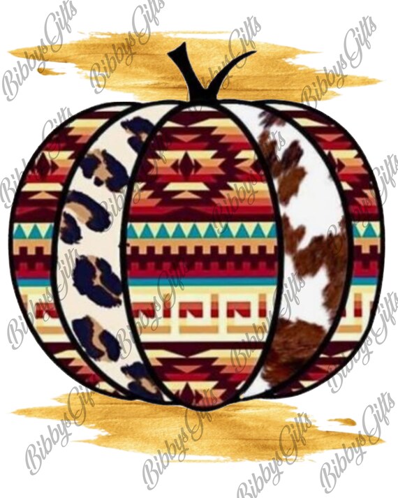 Aztec Pumpkin PNG Digital - Etsy