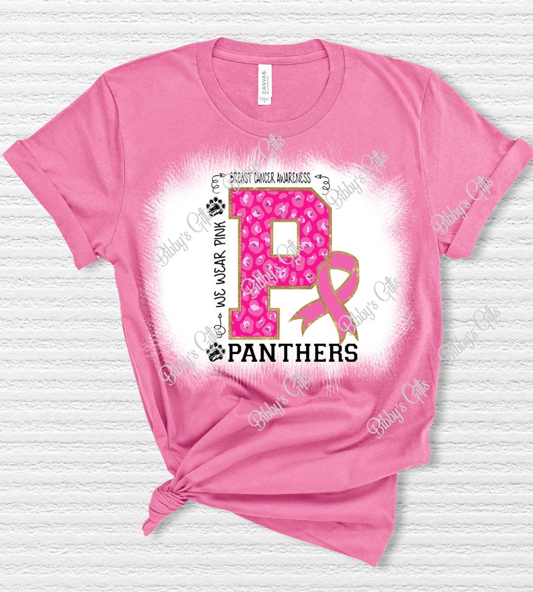 P-pink Leopard Breast Cancer Awareness Panthers-png-digital Download ...