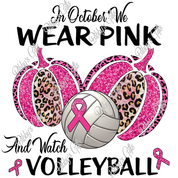 Volleyball Pink Out - Etsy