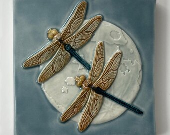 Ceramic Tile Hawk Sculpted Art Tile Red Tail Wall Art, 4 X 8 Inches ...