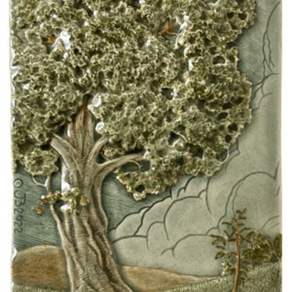 Tree Ceramic Tile - Etsy