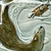 River Otter Ceramic Art Tile, Totally Preoccupied 4x8 Inch Wall Art ...