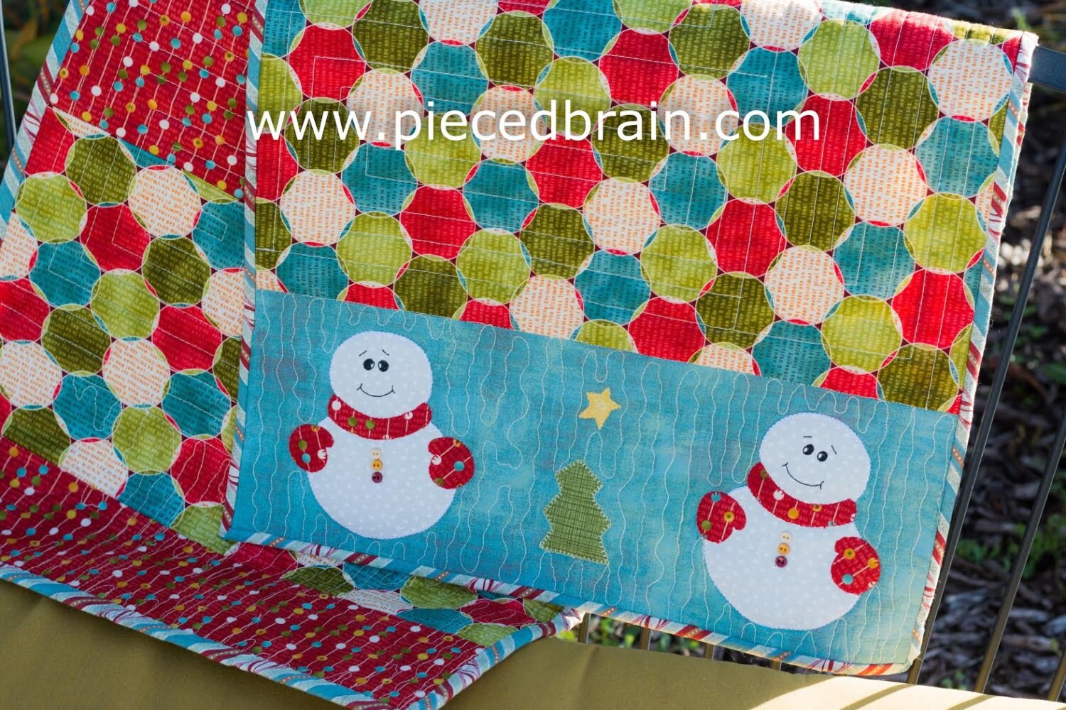 Snowman Table Runner Downloadable Digital PDF Quilt Pattern | Etsy